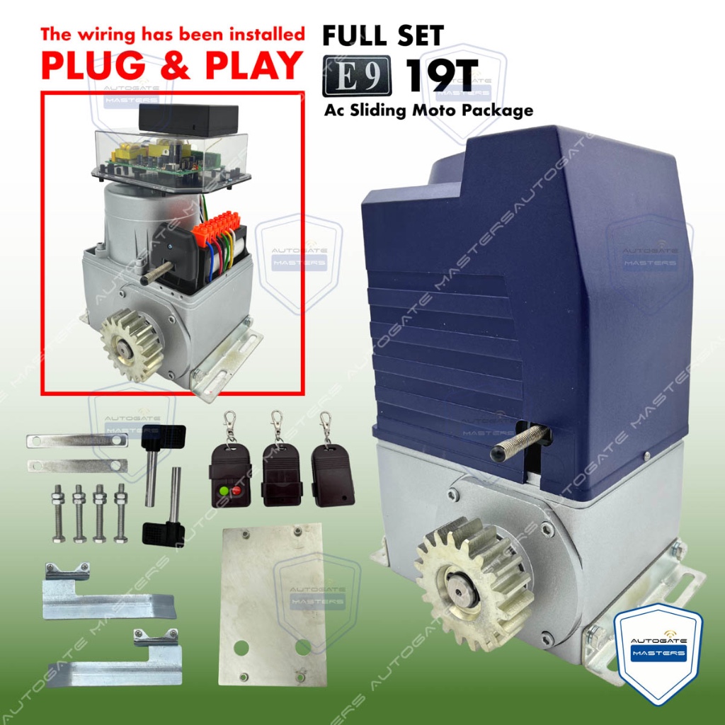 E9 19T L200 AC MOTOR FULL SET (1500KG) Swing folding arm Swing folding ...