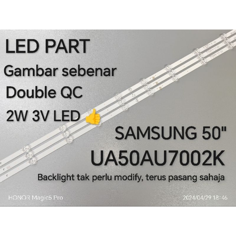 SAMSUNG 50" NEW SET LED BACKLIGHT UA50AU7002K | Shopee Malaysia