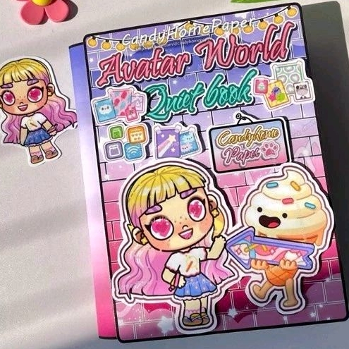 Paper Doll Avatar World Dollhouse/Mainan/Education/Busy Book/Mainan ...