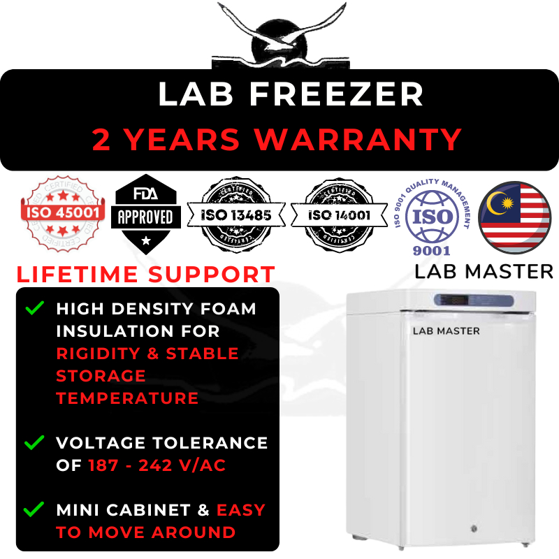 LAB MASTER/MALAYSIA Laboratory Freezer (-10 to -25℃) for R&D Storage ...