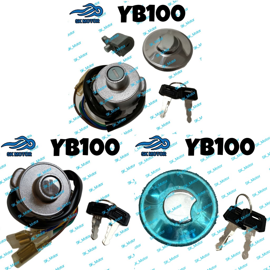 Yamaha YB 100 (Made In Taiwan) Ignition Main Switch / Full Set Switch ...