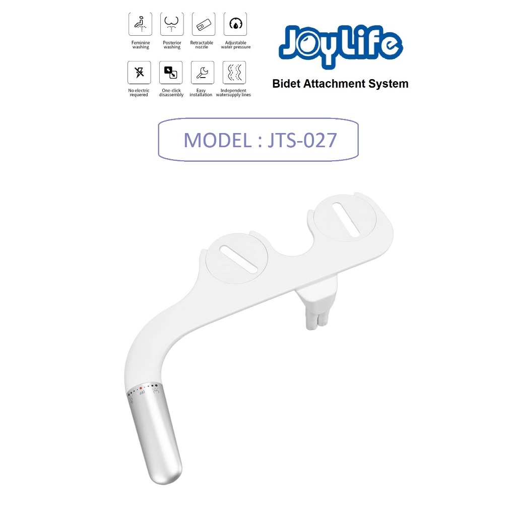 JoyLife Non-Electric Dual Nozzle Bidet Attachment Toilet System (Model: JTS-027) | Shopee Malaysia