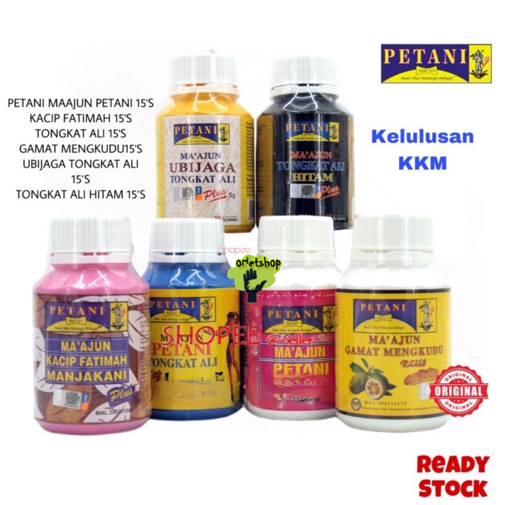 PETANI MAAJUN 15'S / KACIP FATIMAH 15'S / TONGKAT ALI 15'S / GAMAT ...