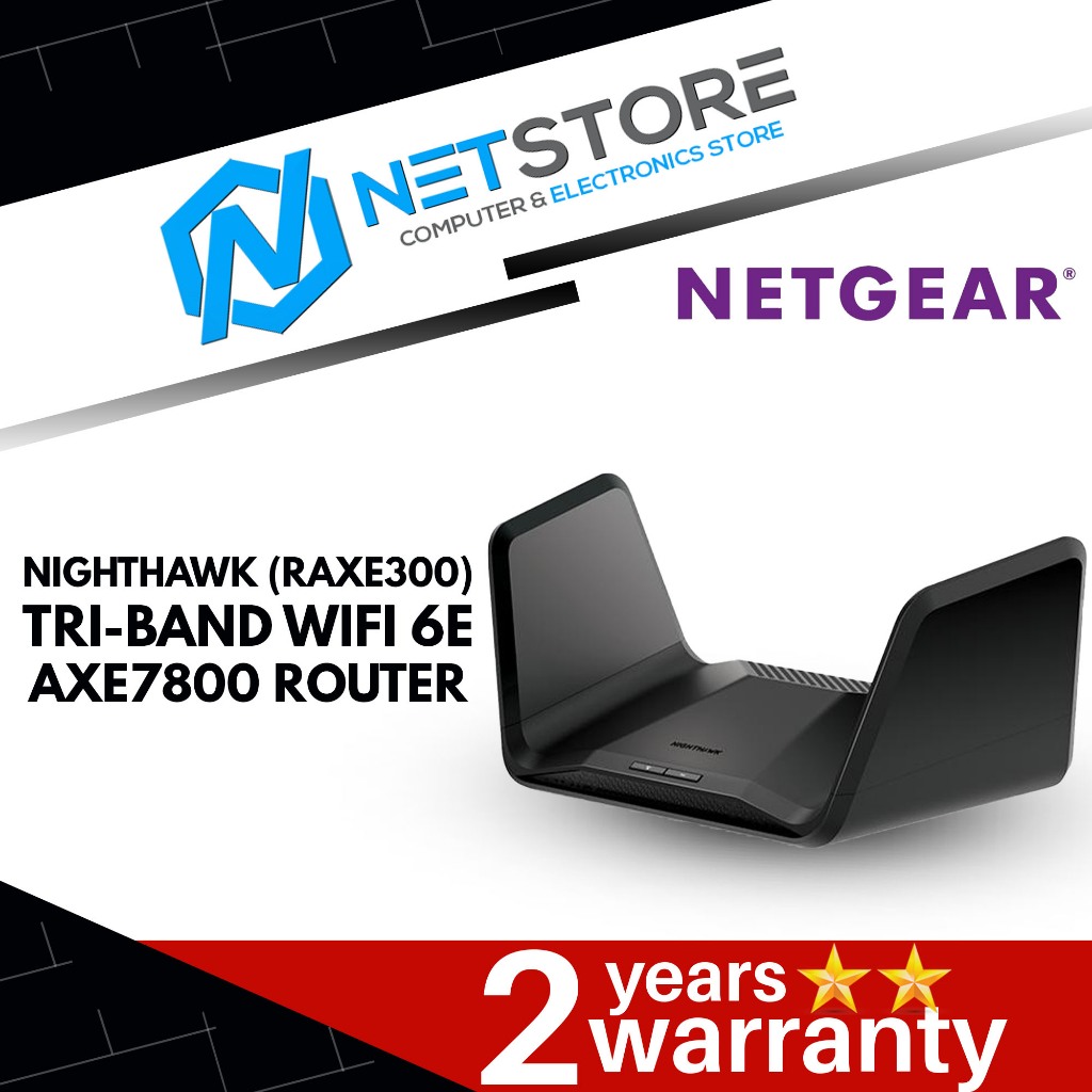 NETGEAR NIGHTHAWK (RAXE300) TRI-BAND WIFI 6E AXE7800 ROUTER - RAXE300 ...