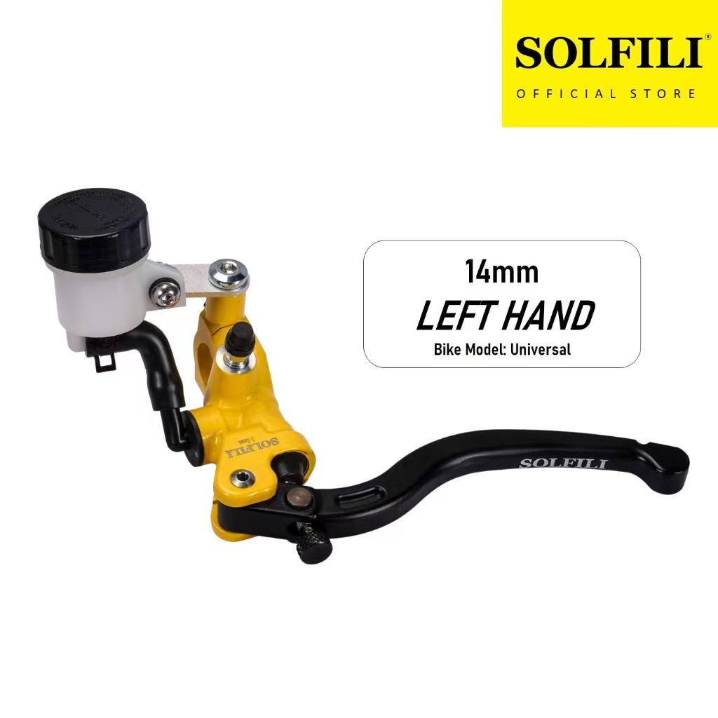 SOLFILI MB14 Master Brake Pump Right RH Hand / Left LH Clutch - Black ...