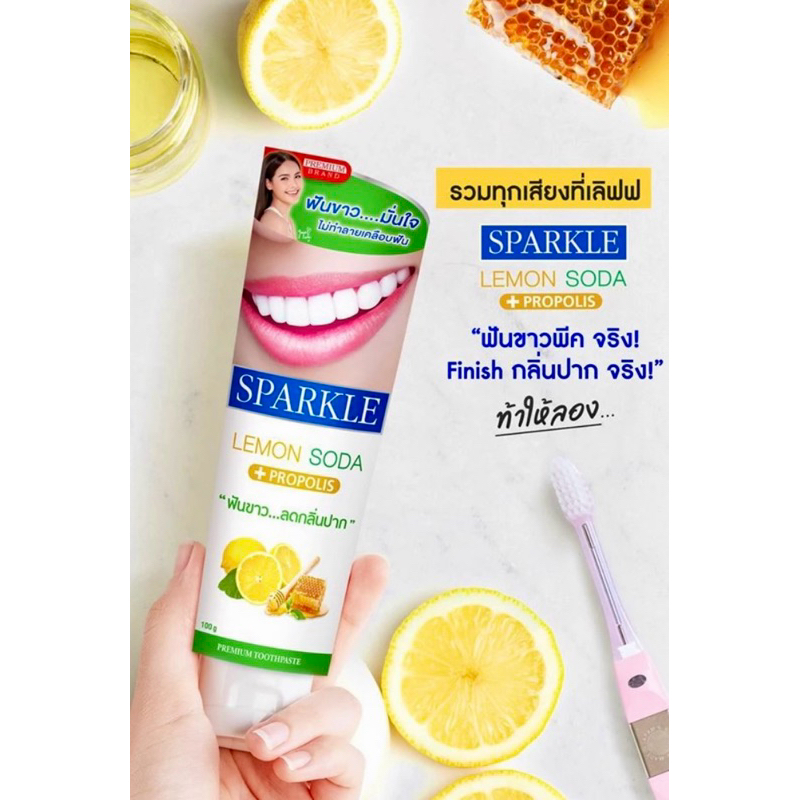 🇹🇭Thailand Sparkle Whitening Toothpaste 亮白牙膏 100g/pack | Shopee Malaysia