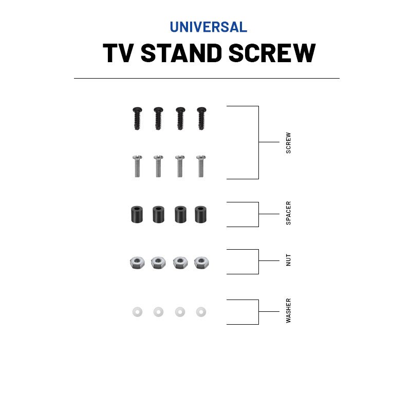 STAND SCREW for TV Stand for TV Samsung Sony Sharp LG MI Panasonic ...