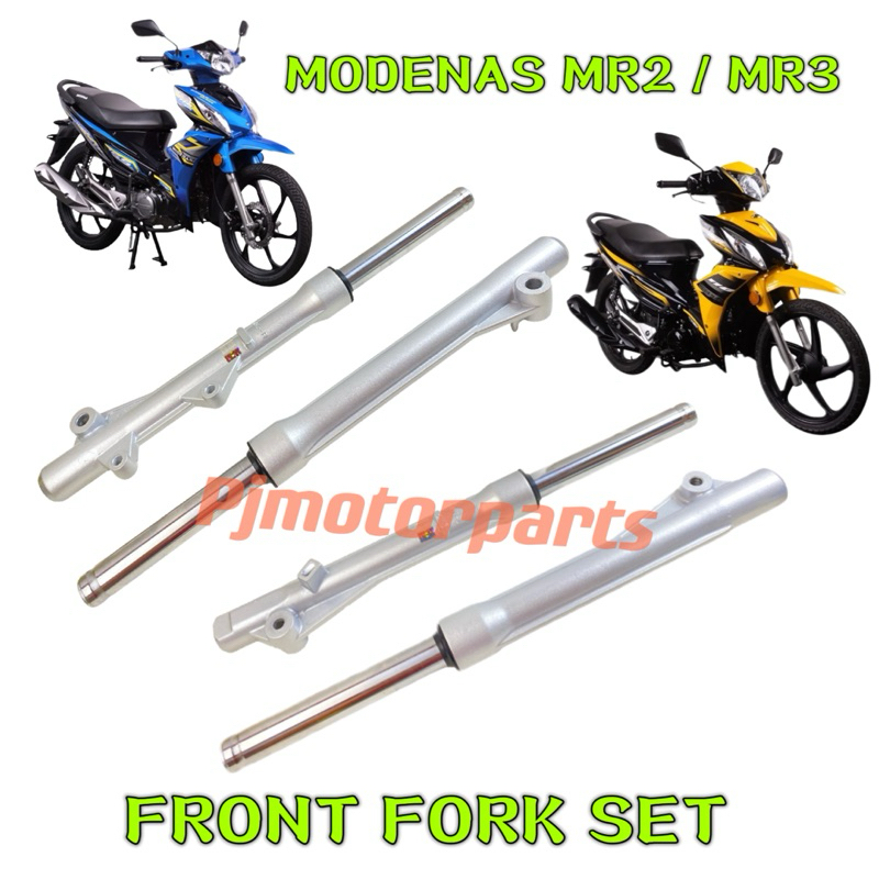 MODENAS KRISS MR2 / MR3 ( SILVER ) FRONT FORK ASSY / DEPAN BATANG FORK DISC BRAKE / DRUM NO DISC ...