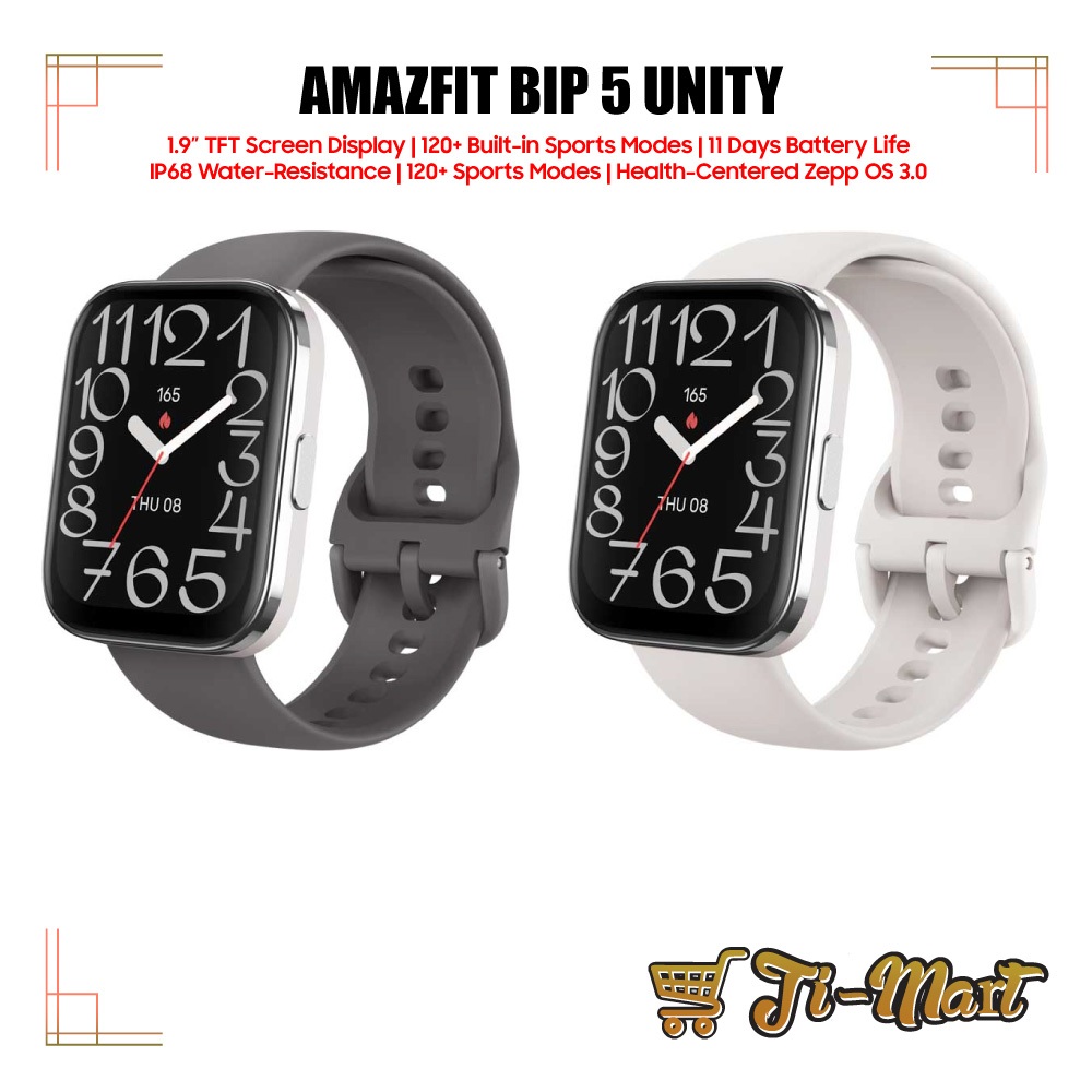 Amazfit Bip 5 Unity Smart Watch [70+ Apps & Games | Fitness Activity Tracker | 11-Day Battery ...