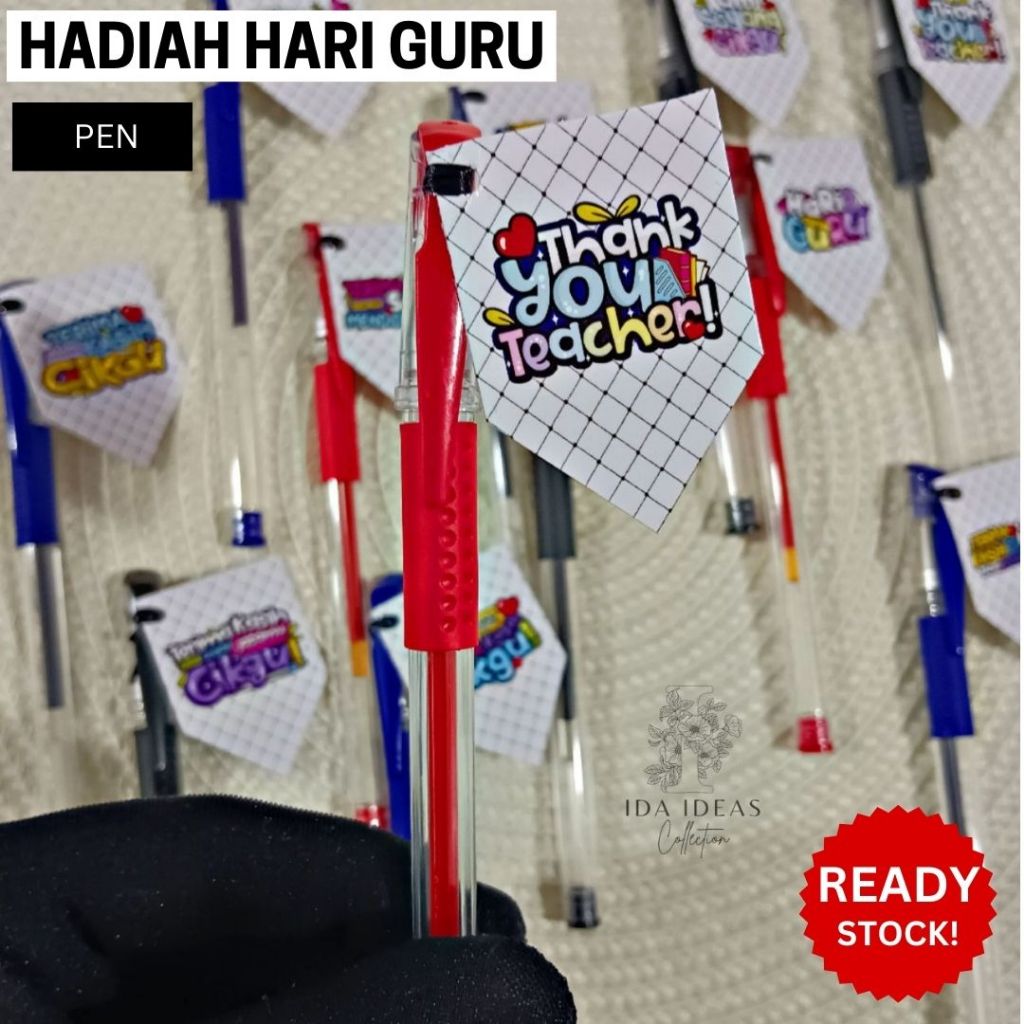 HADIAH HARI GURU I PEN TAG I TEACHER DAY GIFT I BOOKMARK I GIFT IDEAS I ...