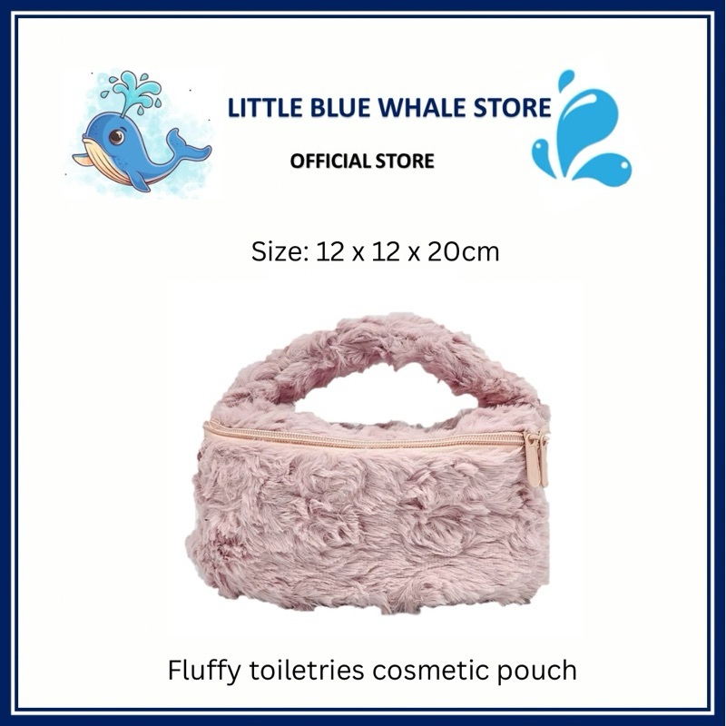Fluffy Toiletries Skincare Cosmetic Makeup travel pouch bag (Unilever ...