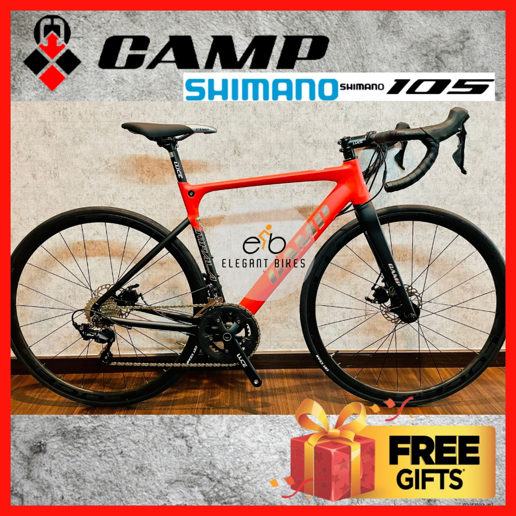 CAMP IMPALA X SHIMANO 105 R7000 CARBON FORK ROAD BIKE BICYCLE | Shopee ...