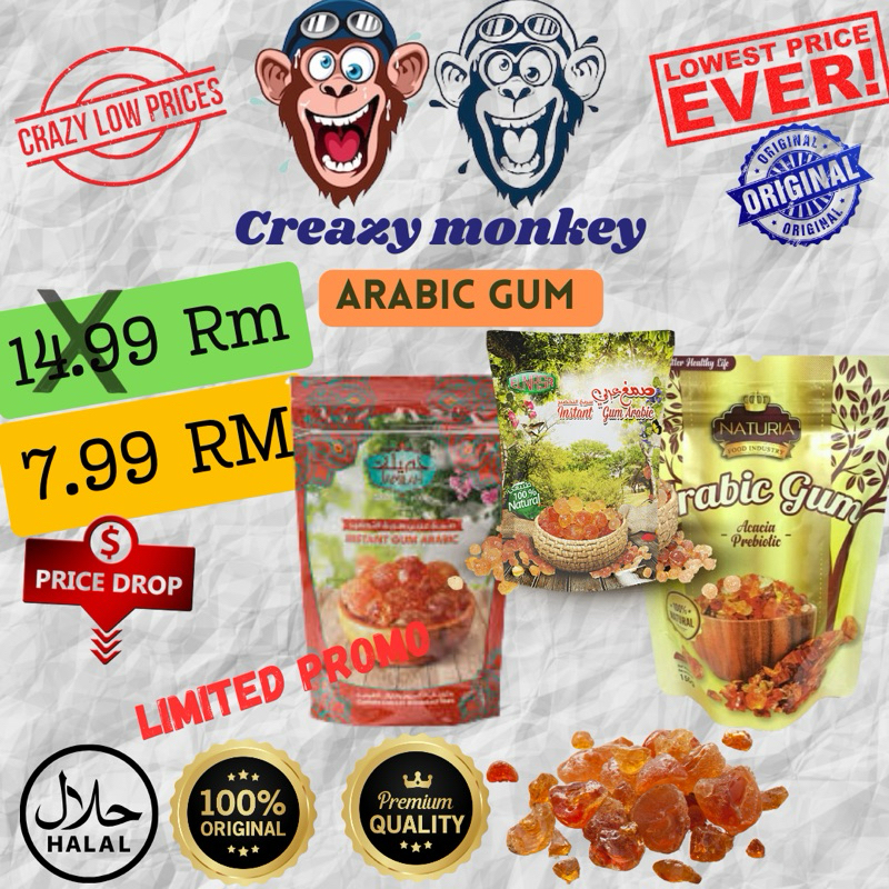 AL MUHAYYA Prebiotics Arabic Gum | Al Manna | Natural Prebiotik ...