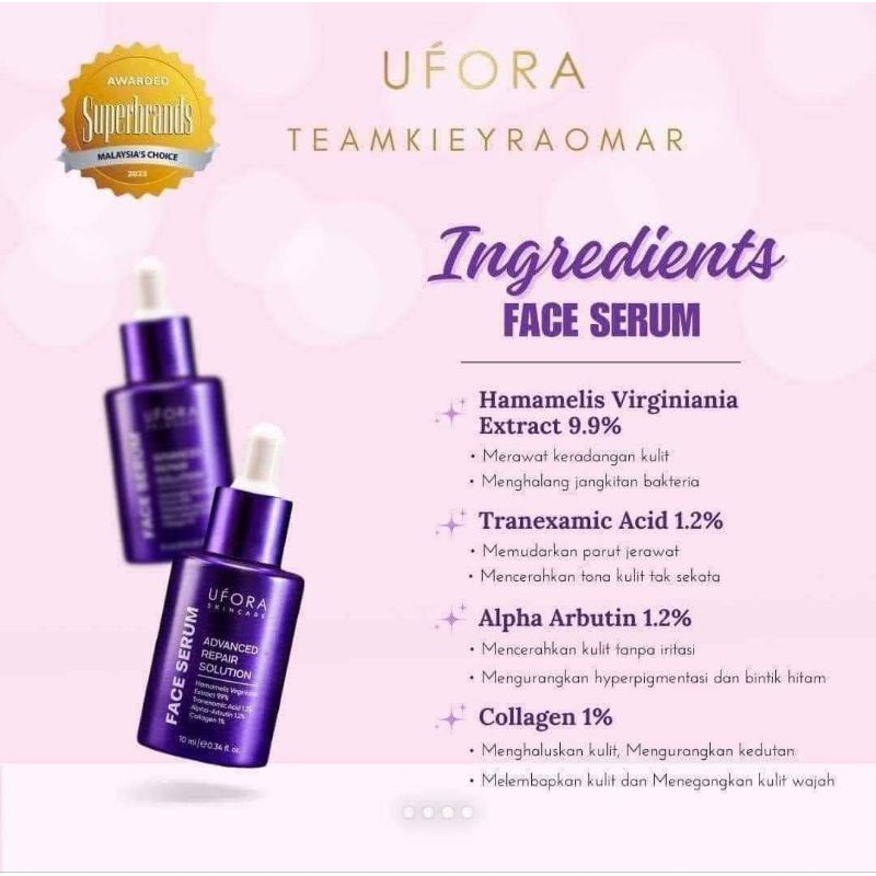 SERUM UFORA ORIGINAL | Shopee Malaysia