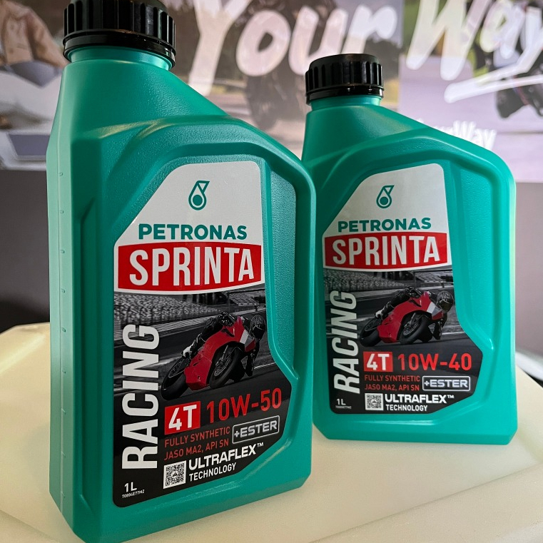PETRONAS Sprinta 4T RACING ES 10W-50 10W-40 Fully Synthetic - Minyak ...
