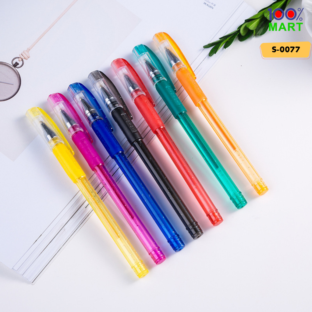 [100% Mart] Six Colour Gel Pen 六色彩色中性笔 | Shopee Malaysia