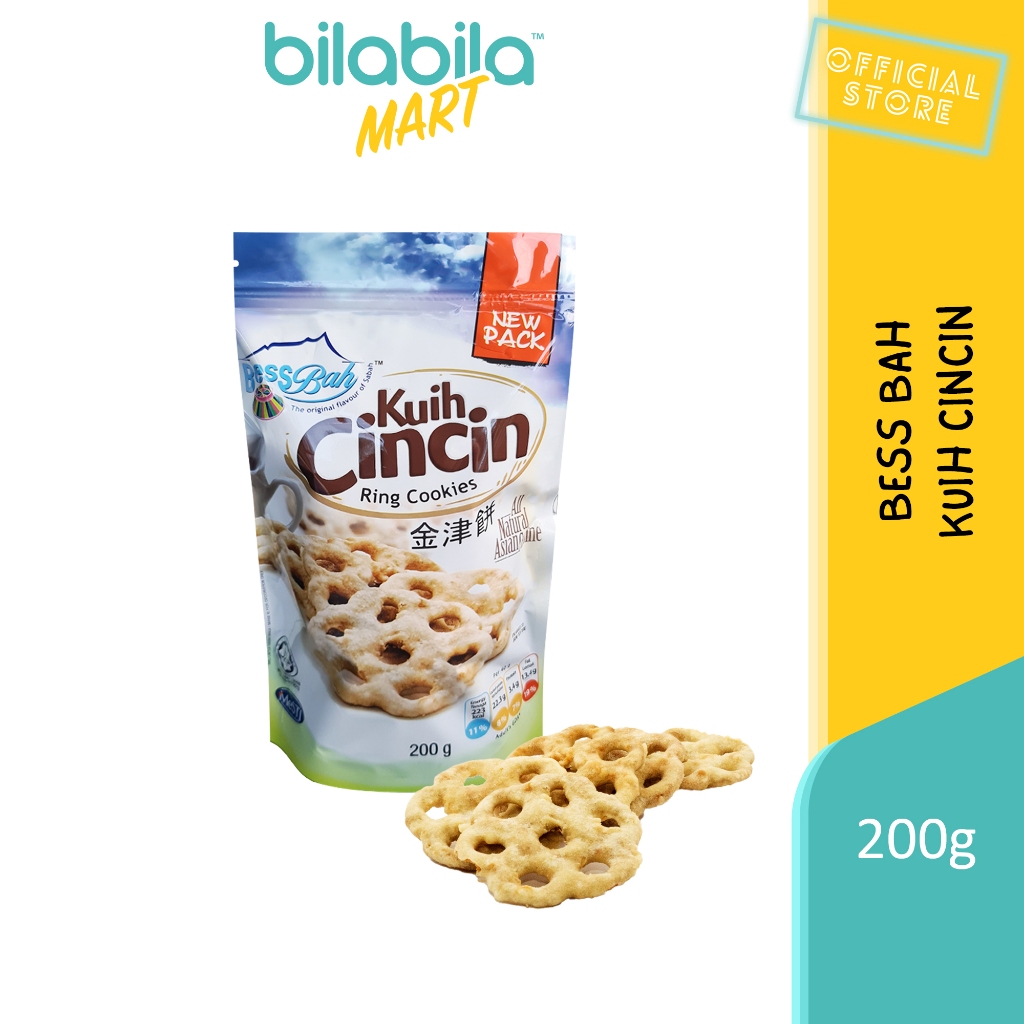 Bess Bah Kuih Cincin Sabah Ring Cookies (200g) Made in Malaysia Halal ...