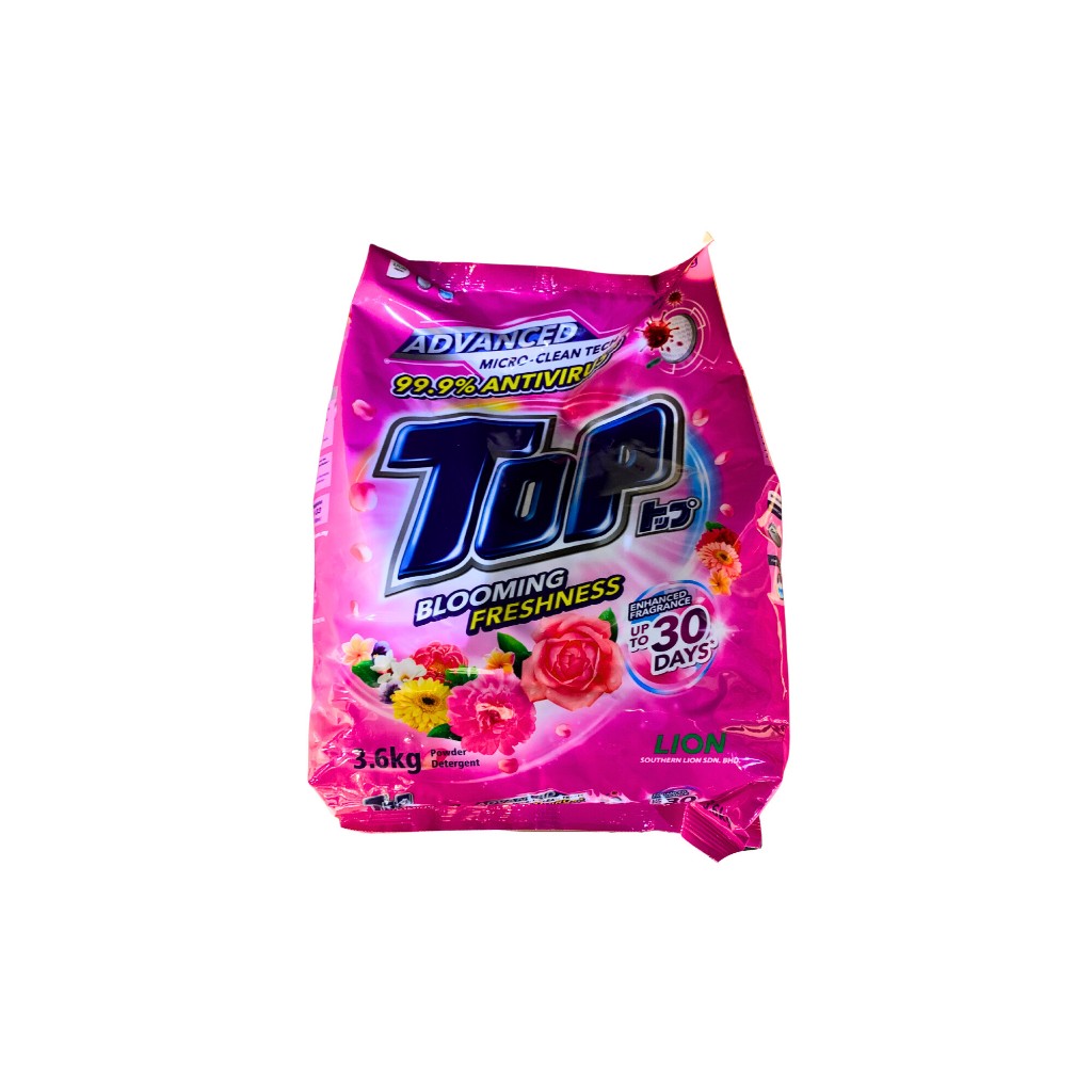 serbuk sabun pencuci baju jenama Top Powder Detergent 750g | Shopee ...