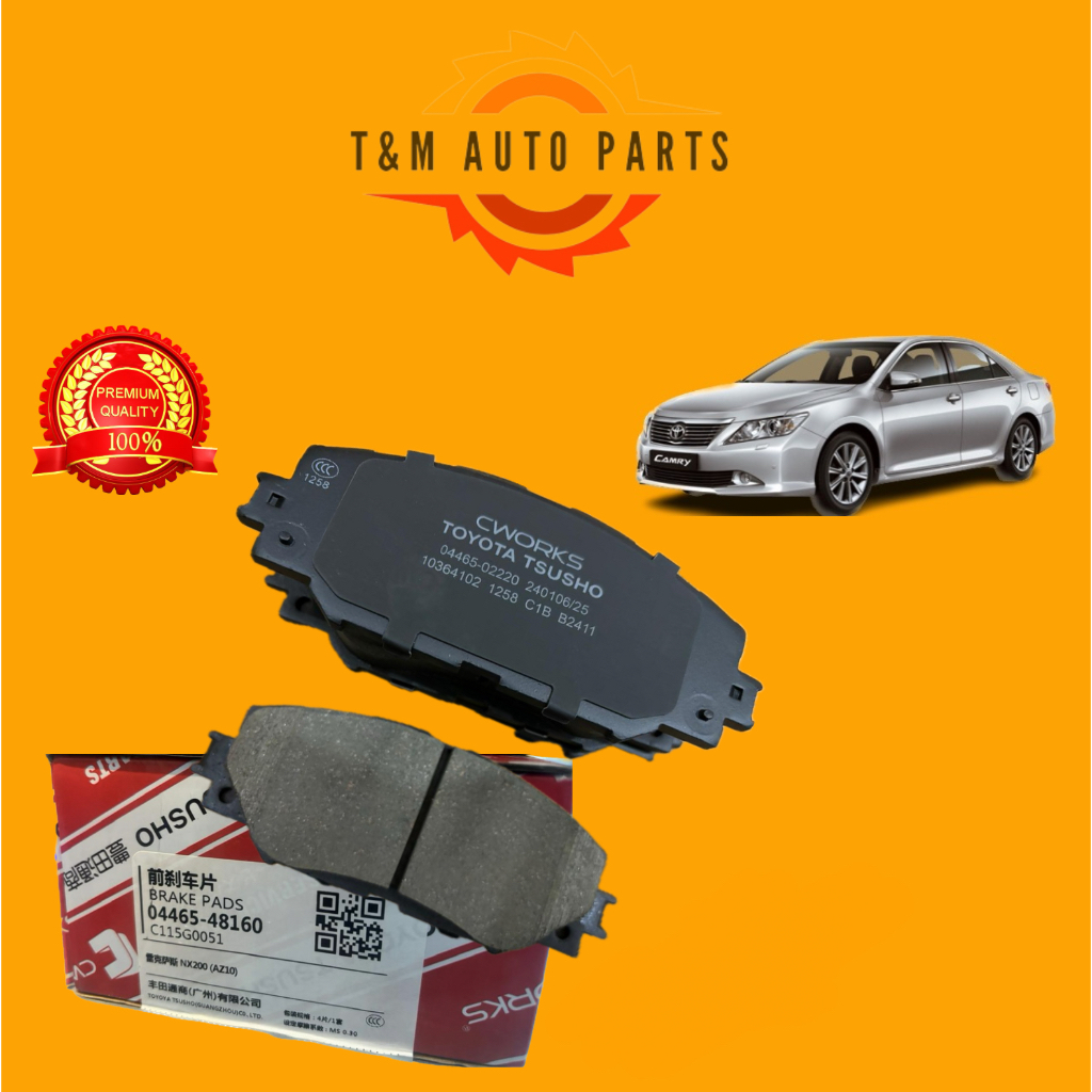 ORIGINAL CWORKS TSUSHO TOYOTA CAMRY ACV40 ACV51 AVS50 AVV50 FRONT BRAKE ...