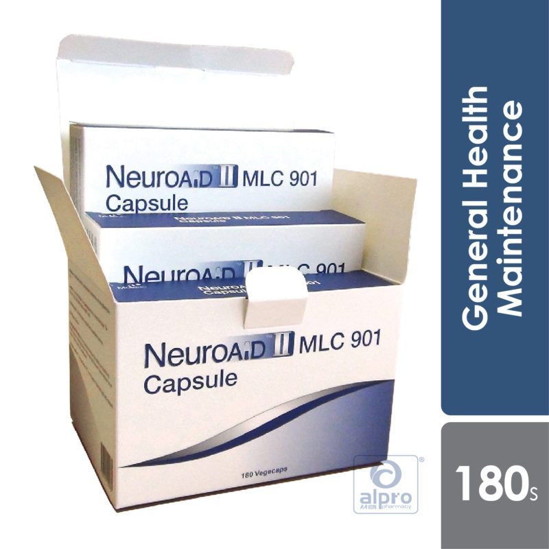 Neuroaid II (MLC901) Vege Capsules For General Health Maintenance ...