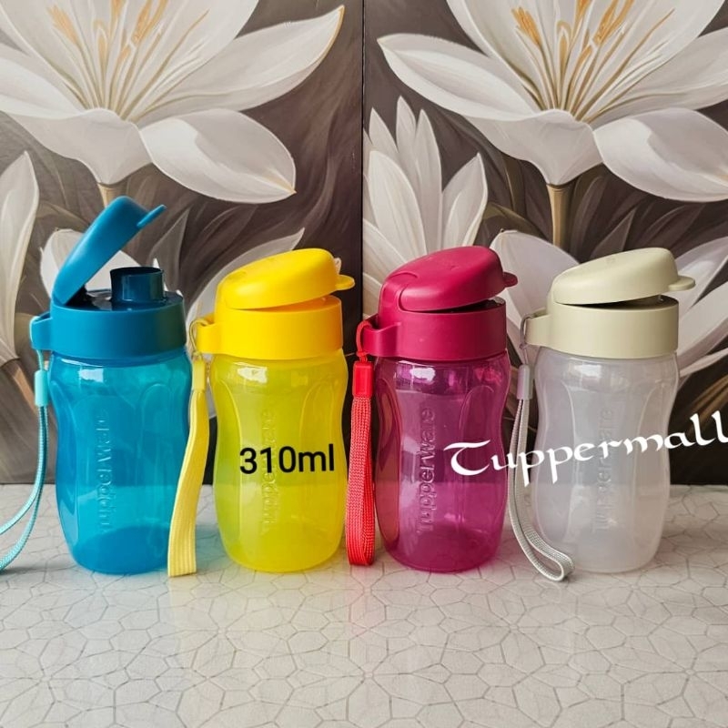 Tupperware Slim Eco Bottle With Strap 310ml | Shopee Malaysia