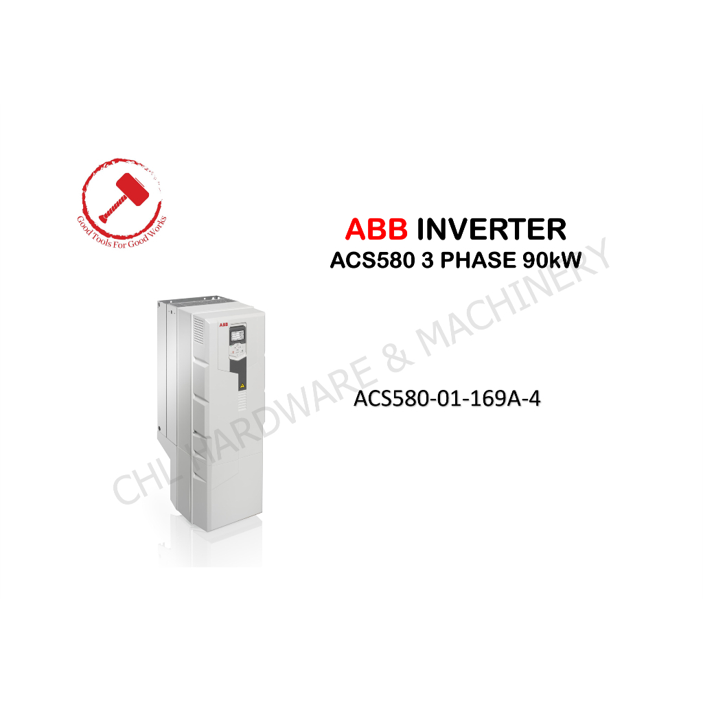 ABB Inverter ACS580 3 Phase | PN: 90kW | ACS580-01-169A-4 | Shopee Malaysia