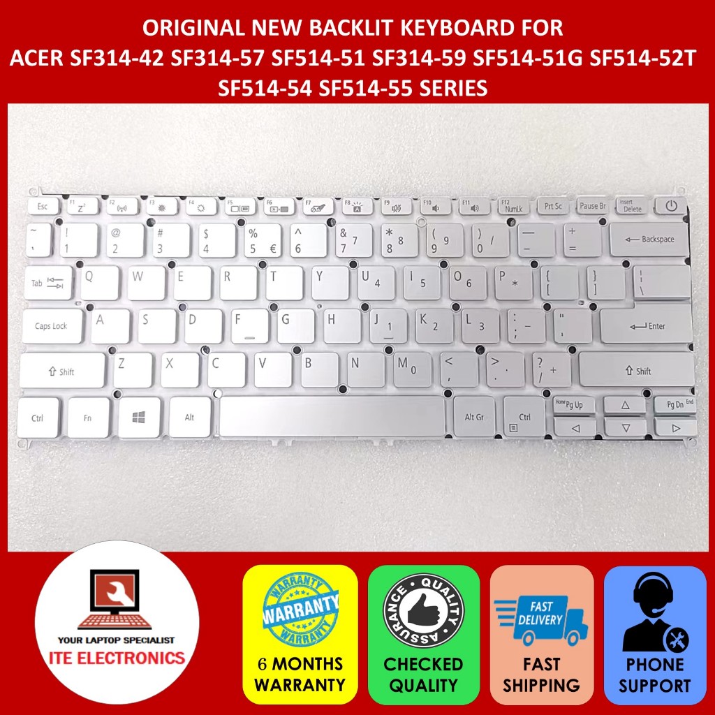 ORIGINAL NEW ACER SF314-42 SF314-57 SF314-59 SF514-51G SF514-52T SF514 ...