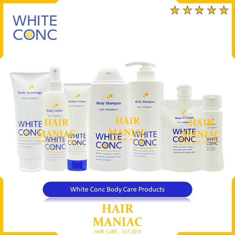 White Conc (@COSME No.1) Medicated Body Whitening Shampoo / Gommage ...