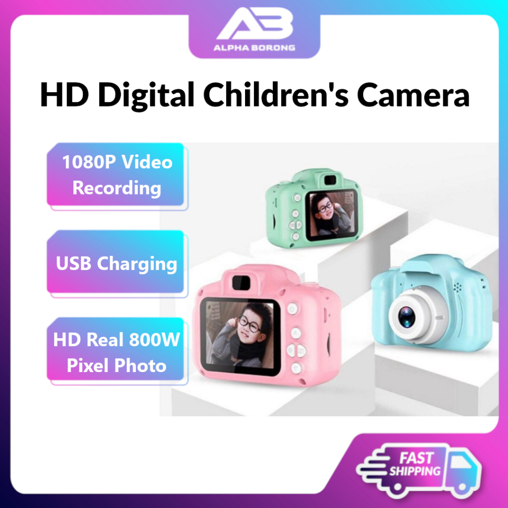 Alpha X2 HD 800W 2.0 Inch IPS 1080P Mini Digital Camera for Children ...