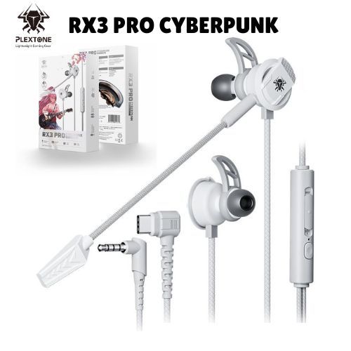 Plextone Xmowi RX3 PRO Cyberpunk PUBG Gaming Earphone Bass Headset In ...