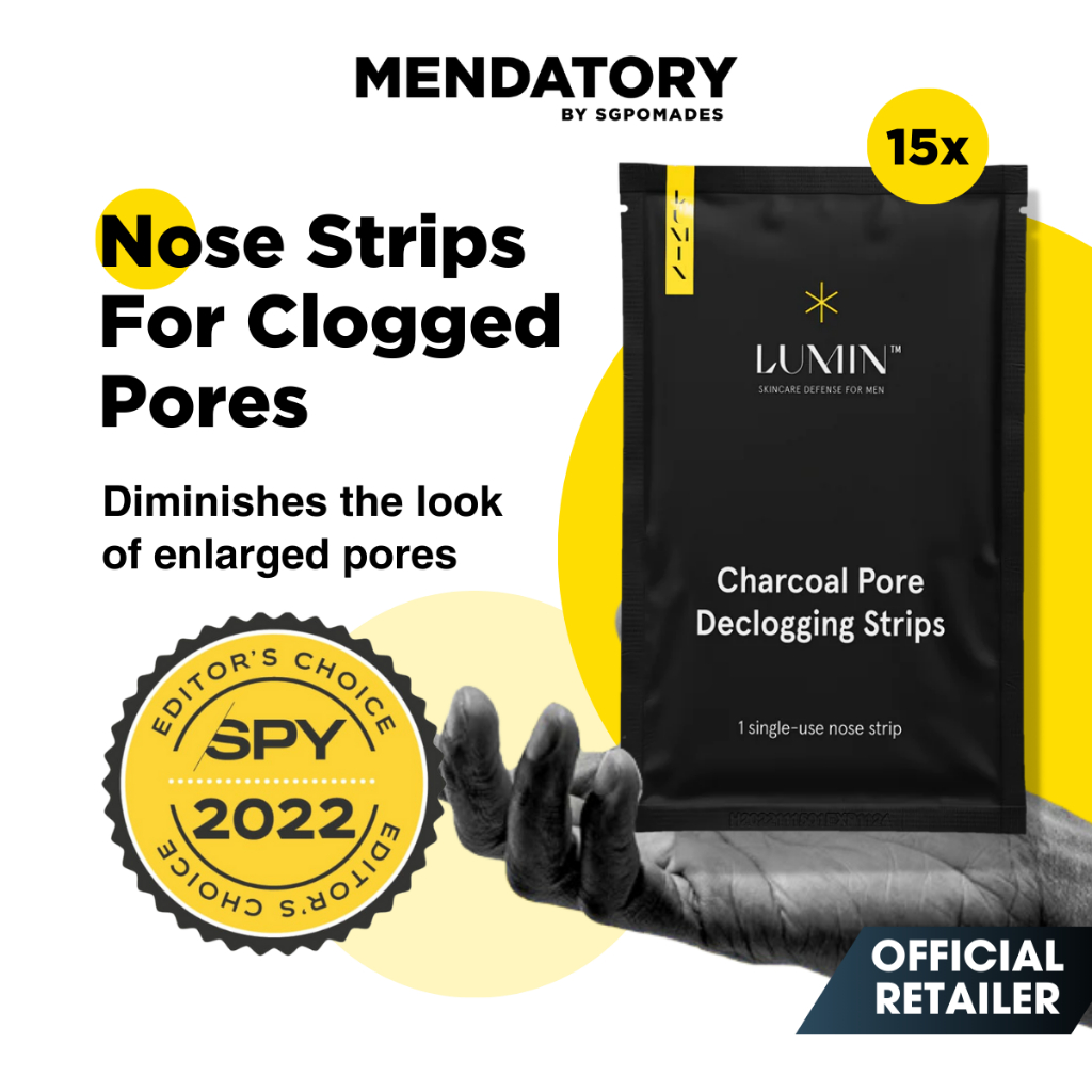 Lumin Charcoal Pore Declogging Strips (15-pack) Target Clogged Pores ...