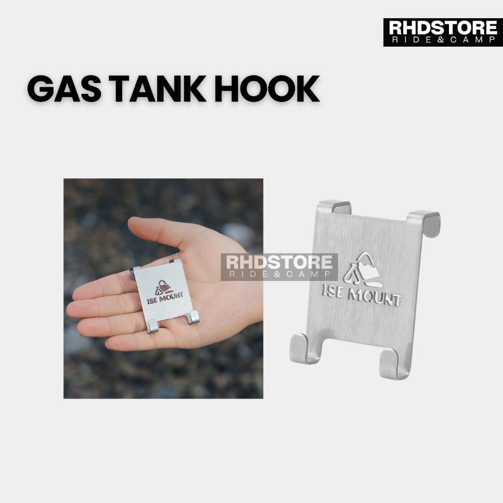Camping Butane Gas Canister Stainless Steel Lightweight Hanging Hook ...
