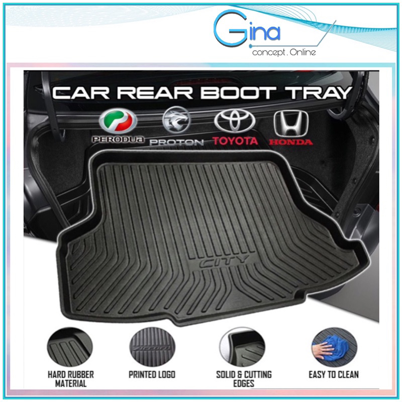 Car Boot Tray Perodua Proton Honda CRV 2024 Ativa Bezza Aruz Axia Myvi ...