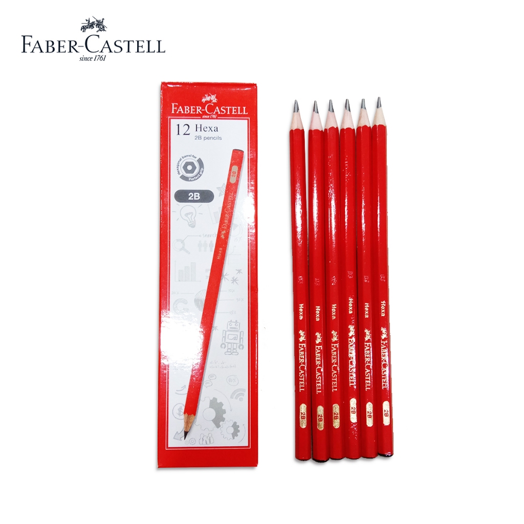 Faber Castell 2B Pencil 132312 RM5.60/Box | Shopee Malaysia