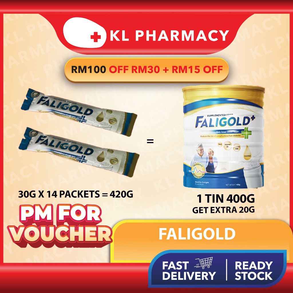 [PHARMACY STOCK][100% ORIGINAL!!] READY STOCK FALIGOLD Milk for Diabetic| Susu Faligold Diabetic ...