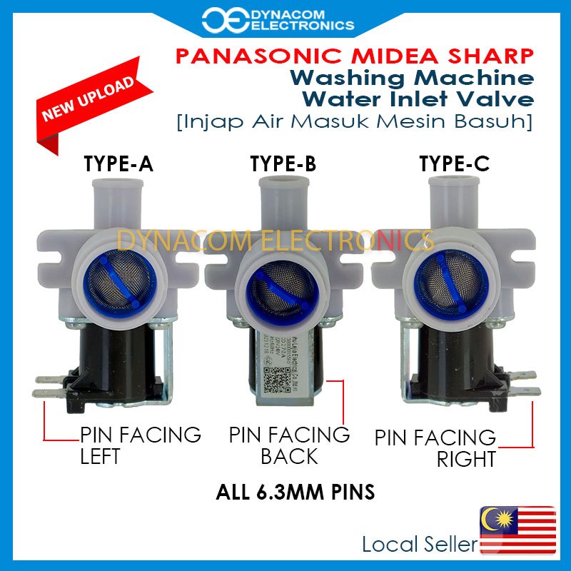 PANASONIC MIDEA SHARP Washing Machine Water Inlet Valve [Injap Air ...