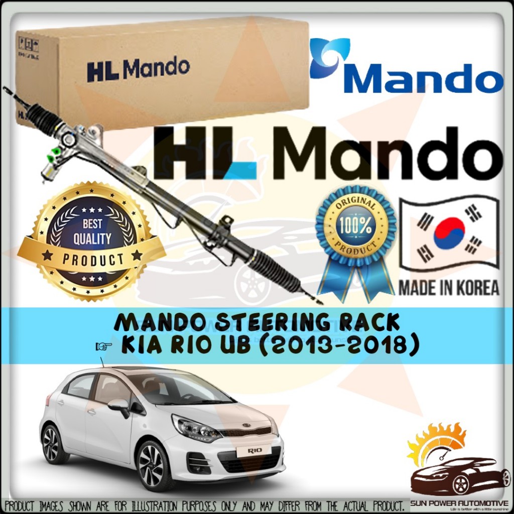 Kia Rio UB (2013-2018) 100% ORIGINAL HL MANDO Korea Power Steering Gear ...