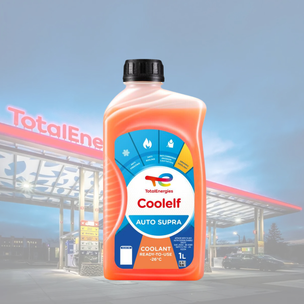 TotalEnergies Coolelf Auto Supra Coolant -26°C (1Liter) Ready-to-use ...