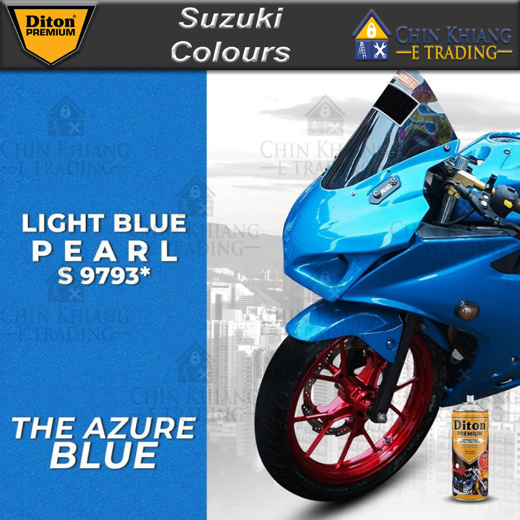 Diton Premium S9793 Suzuki Light Blue Pearl Azure Blue S 9793 Suzuki ...