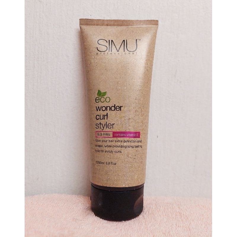 Simu Eco Curl Hair Cream 200ml 数码烫发油(No paraben) | Shopee Malaysia