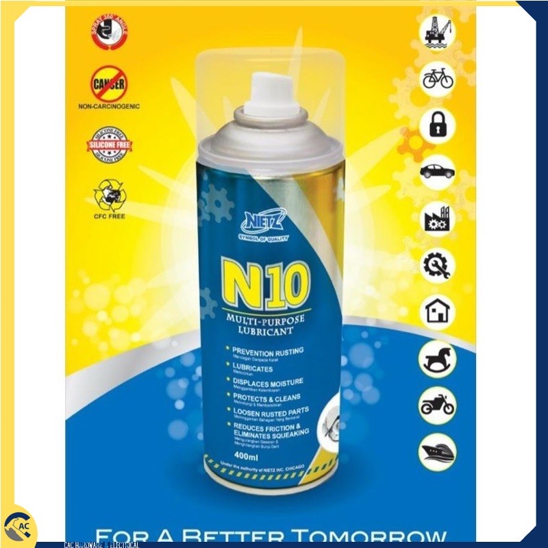 [READY STOCK] ANTI CRUST, SPRAY ANTI KARAT N10 MULTI PURPOSE LUBRICANT ...