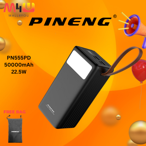 Pineng PN555 PD Type C Input Output with Dual USB Output + Built In ...