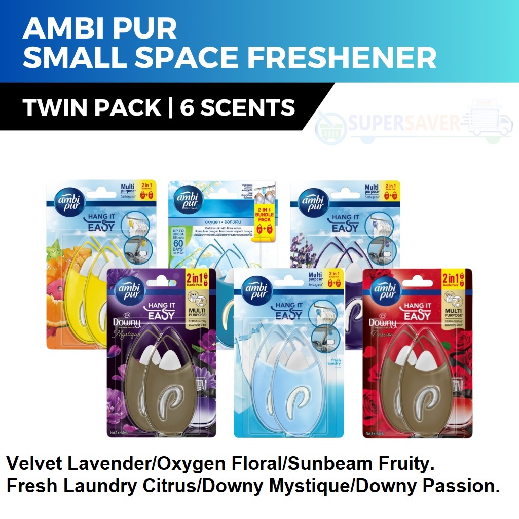 Ambi Pur Hang It Easy Small Space Freshener (4.5ml x 2) | Shopee Malaysia