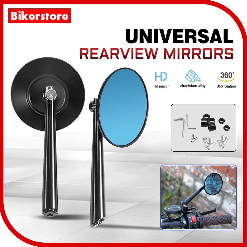 Motorcycle Rear View Mirror Side Mirror Motor Cermin Sisi CNC Aluminium ...