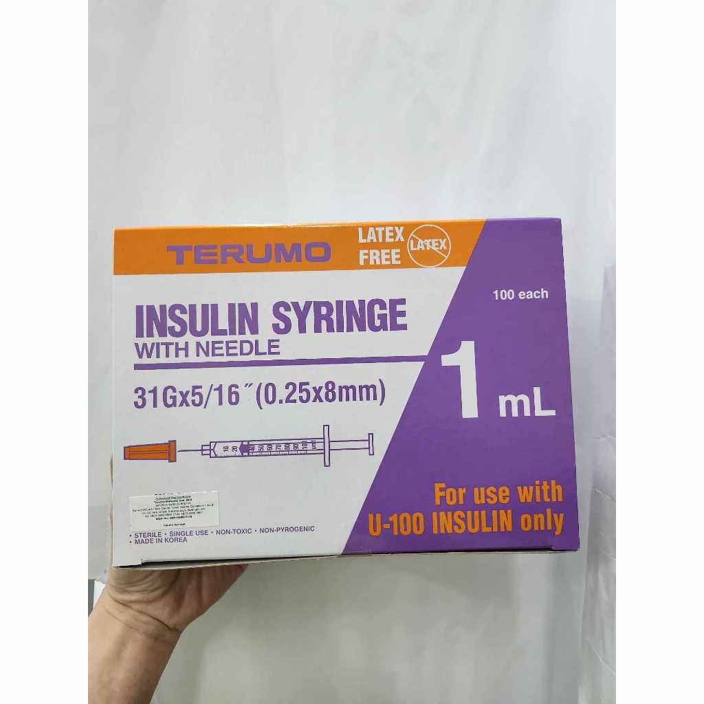 TERUMO Insulin Syringe 1ml With 31G x 5/16 (1BOX 100'S) | Shopee Malaysia