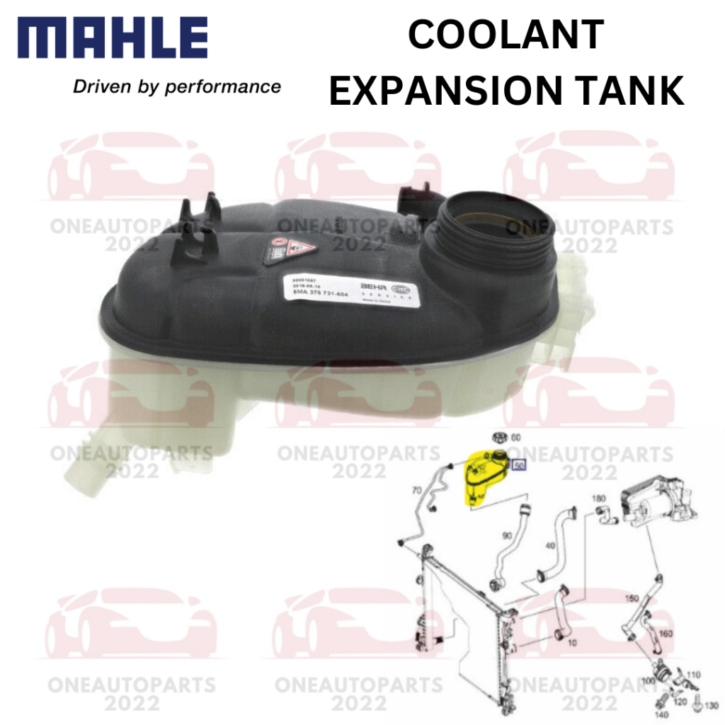 MAHLE GERMANY COOLANT EXPANSION TANK MERCEDES BENZ W176 A180 A200 A250 ...