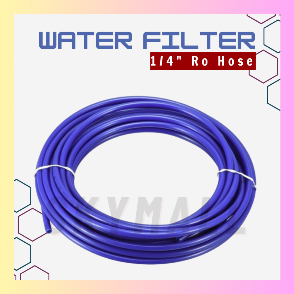 WATER FILTER PE HOSE 1/4" RO HOSE WATER PURIFIER TUBING 10METER ...