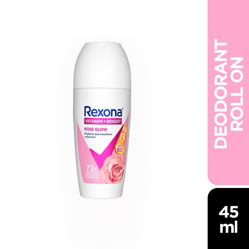 Rexona (women) deodorant roll vibrant rose, roll on sakura 45ml ...