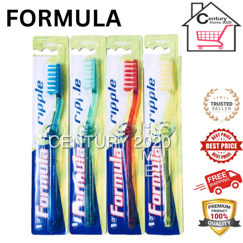 FORMULA Ripple Toothbrush Multi-Care Anti-Bacterial Toothbrush | Shopee ...