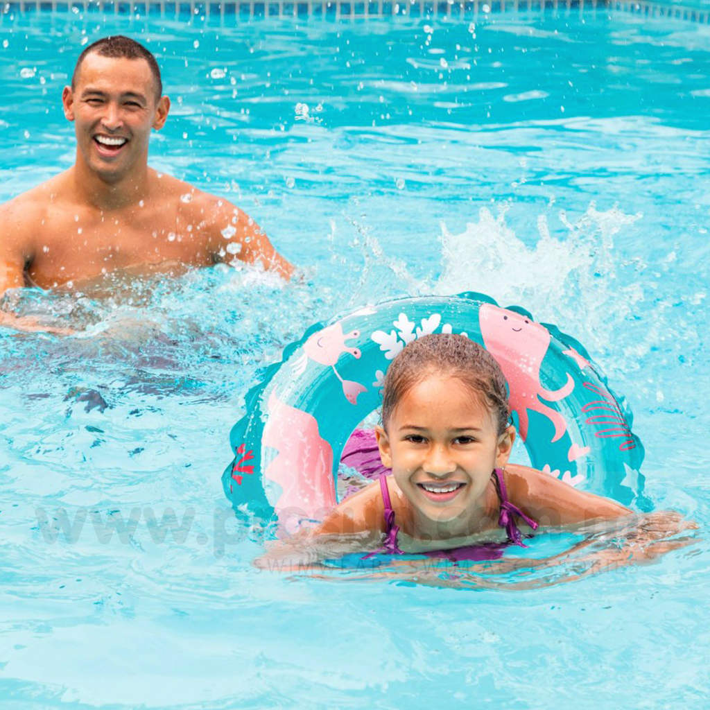 Prosun Intex 61-cm / 24-Inches Inflatable Swim Ring Children Age 6 - 10 ...